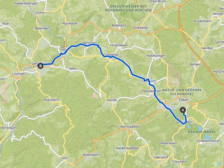 Daun - Gerolstein Radweg | Gravel-Tour | Komoot